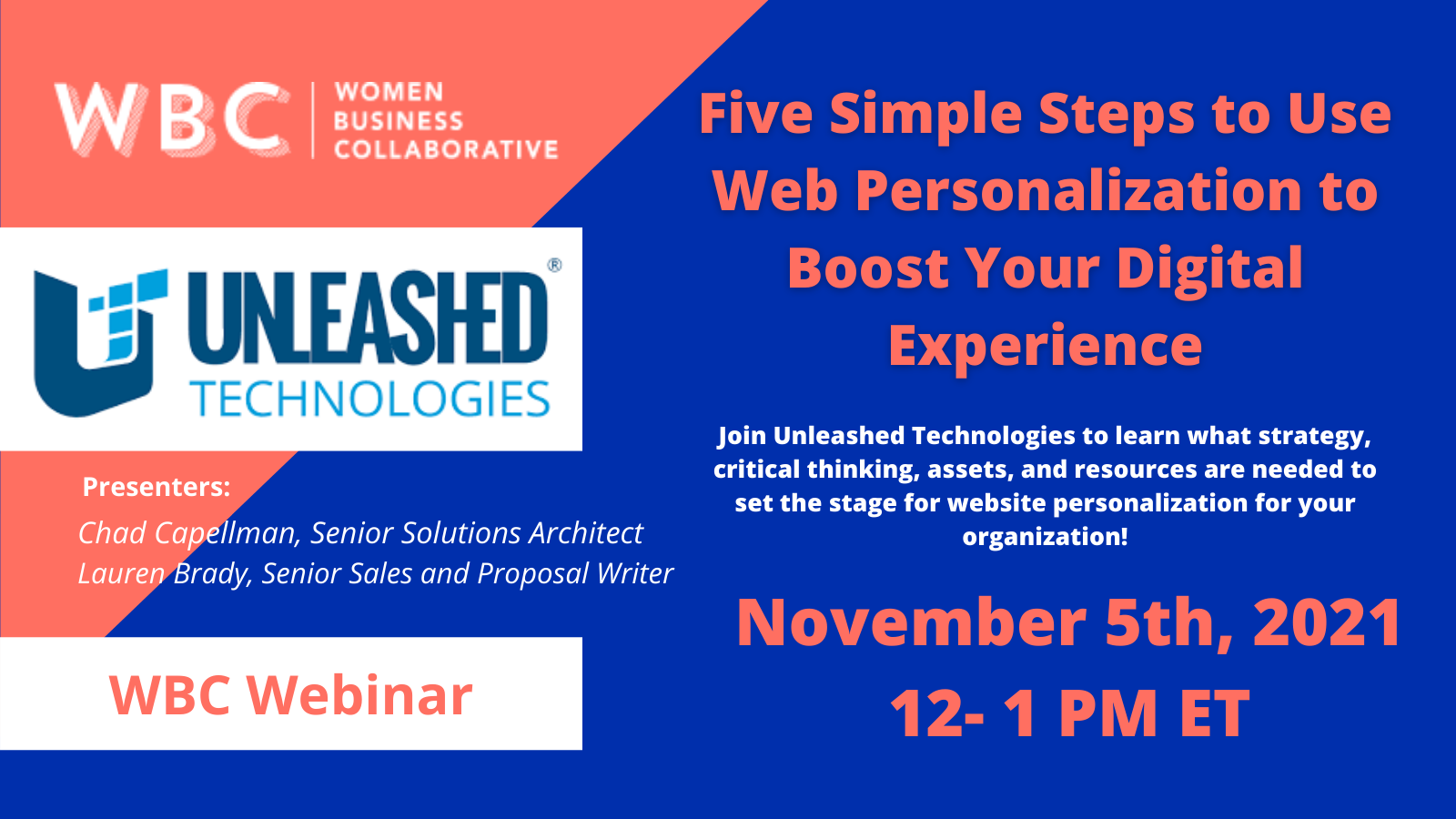 Unleashed Technologies: Five Simple Steps to Use Personalization to ...