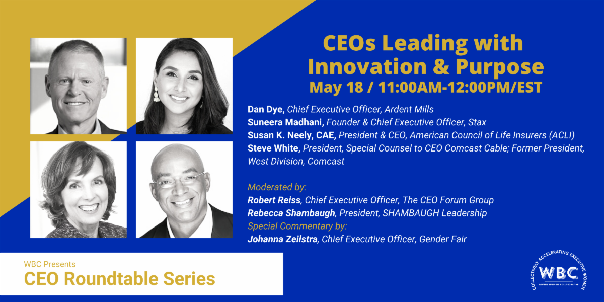 The CEO Roundtable Series – Innovation & Purpose - Women Business ...