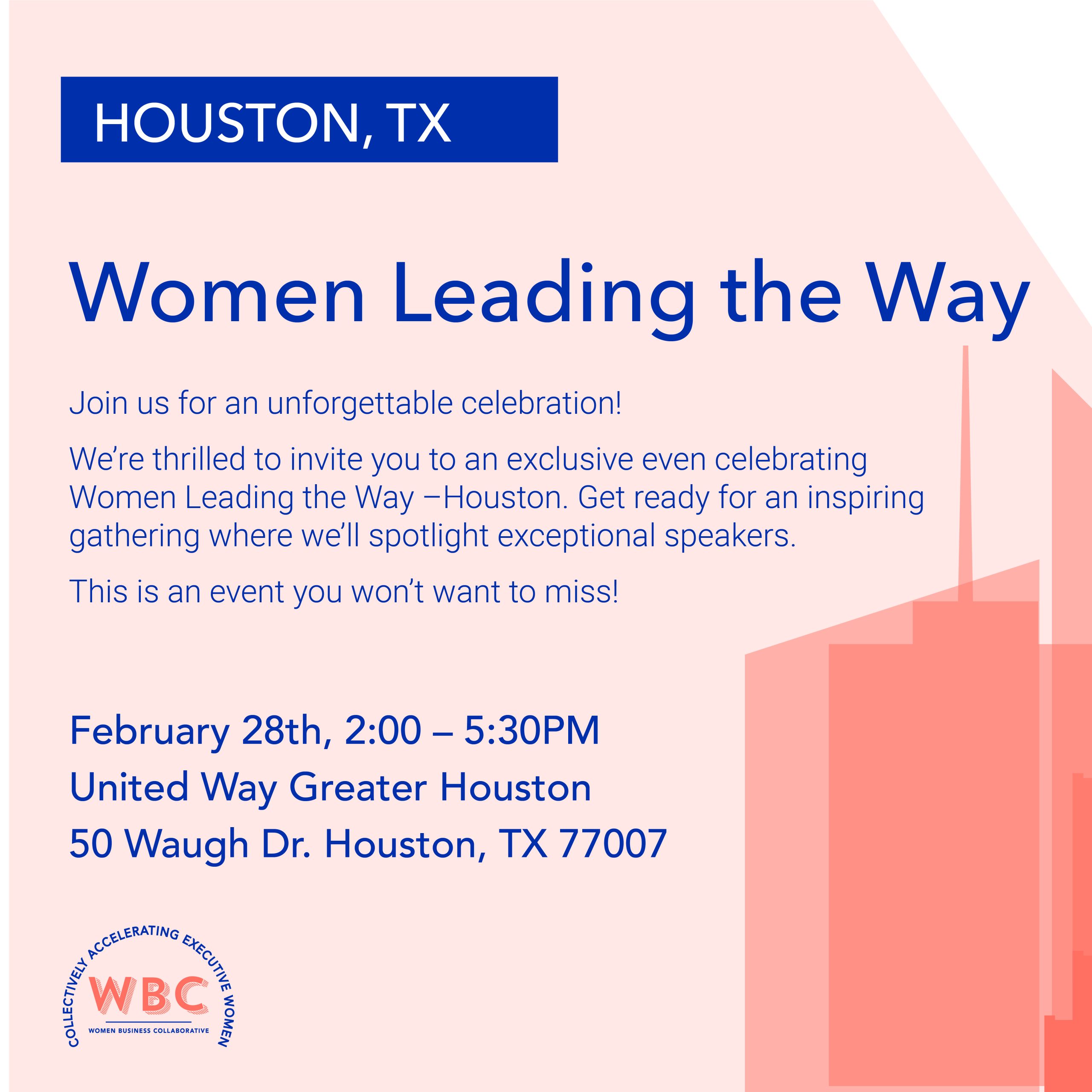 Women Leading the Way - Houston - Women Business Collaborative