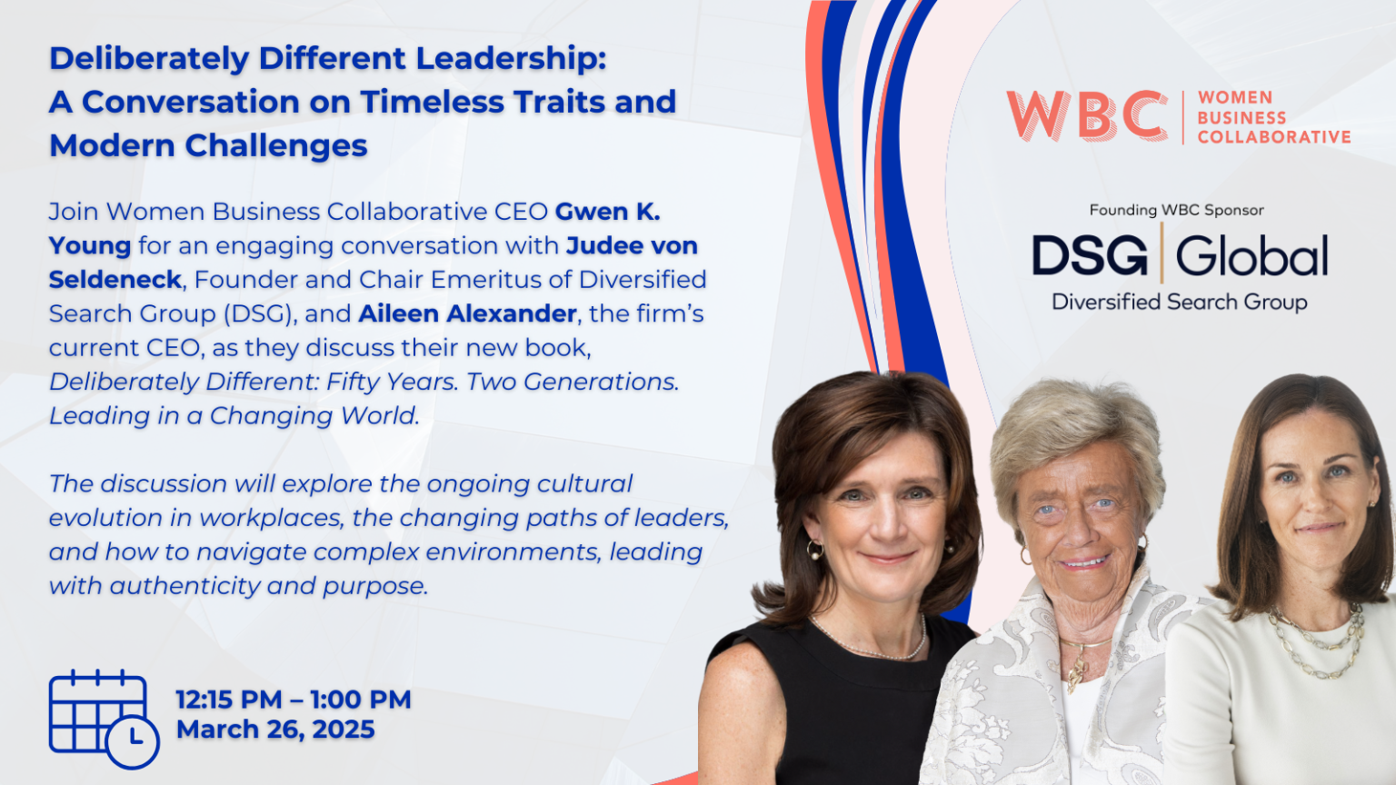 Deliberately Different Leadership - Women Business Collaborative